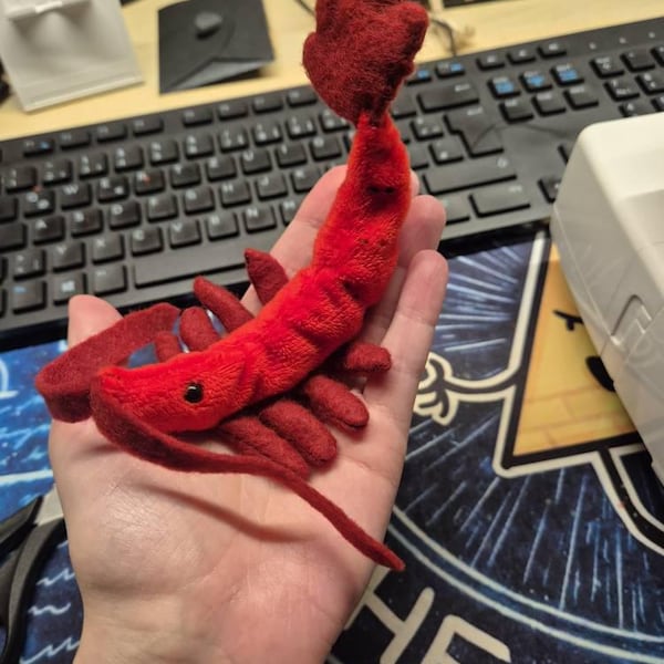 Pocketsize Shrimp Plush Sewing Pattern – Instant Download Pattern ...