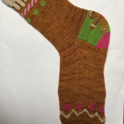 Gingerbread Dreams Sock Knitting Pattern Digital Only - Etsy