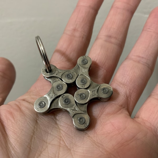 Bicycle Chain Christmas Star Ornaments, Cyclist Gift, Bicyclist Gift ...