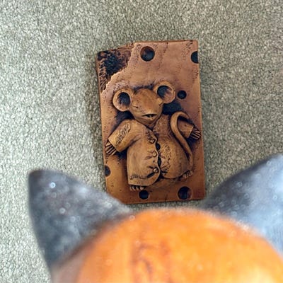 Church Mouse Scottish Highlander Mouse Ornament - Etsy