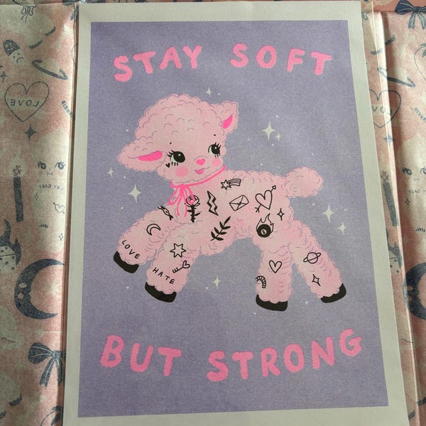 Flash Sheet A3 Risograph Print - Etsy