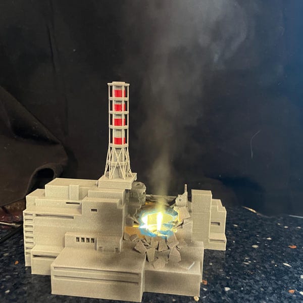 Chernobyl Nuclear Power Plant - With Smoke Effect - Humidifier and ...