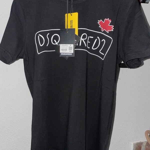 Dsquared2, Dsq2, Icon, Maple Leaf T Shirt, Brand New Slim Fit T Shirt ...