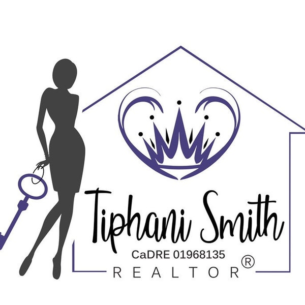 Real Estate Logo, Realtor Logo, Female Branding Kit, Woman Real Estate ...