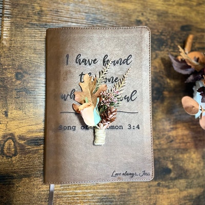 Engraved Bible Personalized Bible Custom Laser Engraved Bible NLT - Etsy