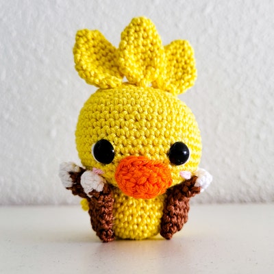 Crochet Pattern of Yellow Chicken Amigurumi/ Plushie Doll/ Bagcharm PDF ...
