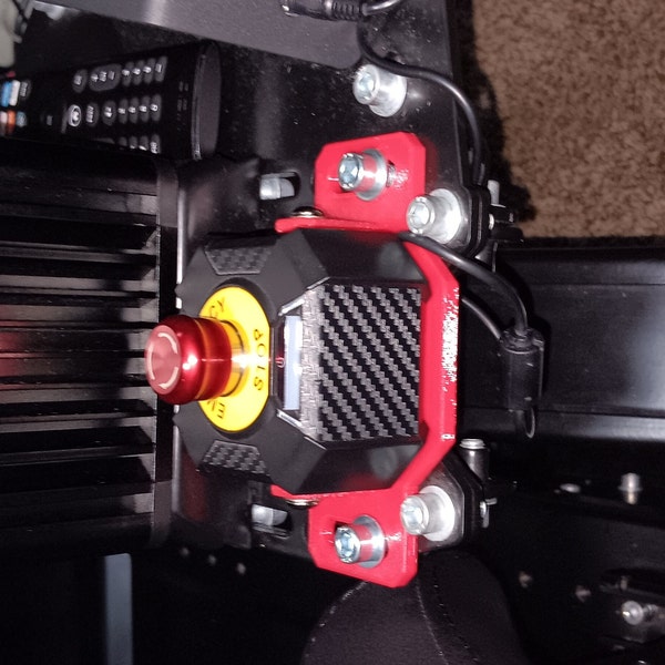 Fanatec Emergency Stop Power Button Mount for 8020 Sim Racing Rig - DD ...