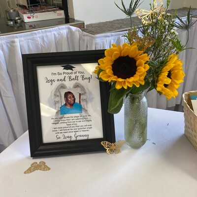 Custom Memorial Graduation Print, Personalized Memorial Print ...