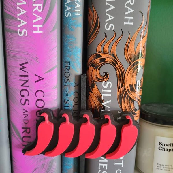 Dark Bookshelf Peek Out Sign - Bookshelf Decoration - Library Book Nook ...