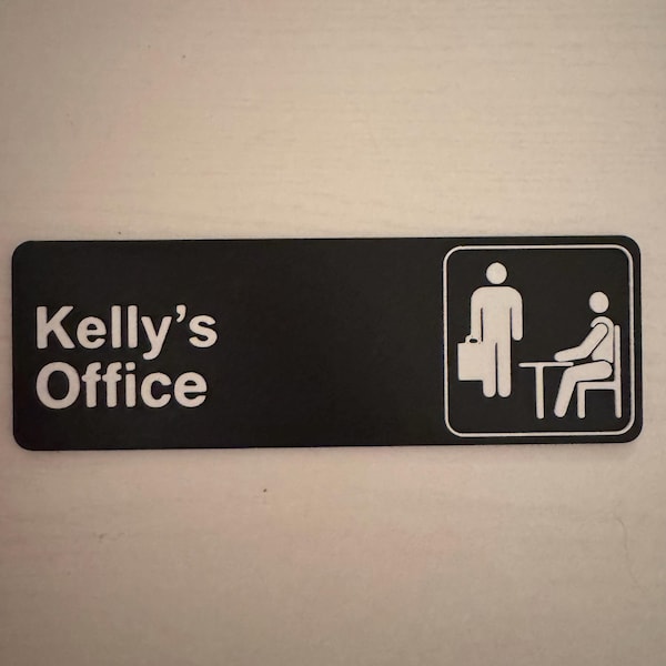 Customizable Office Door Sign - Etsy