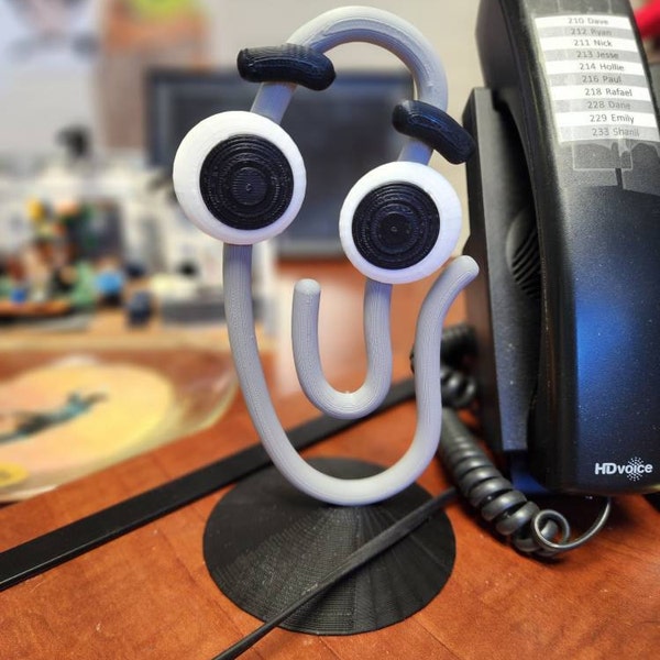 3D Printed Microsoft Clippy - Etsy
