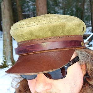 Leather Vintage Cap Pattern PDF by Leatherhubpatterns - Etsy