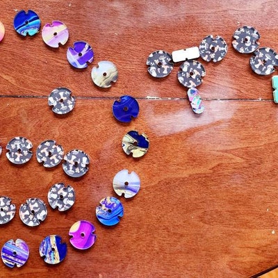 Large Plain Pompom Keeper Buttons, the Original Removable Pompom ...