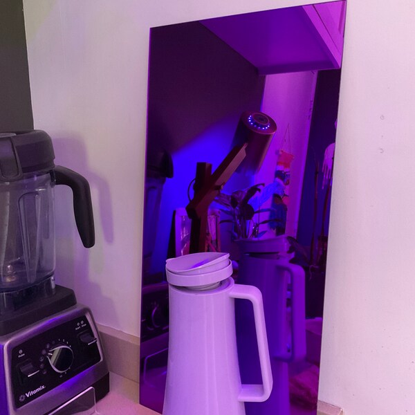 Acrylic PURPLE Mirror 1020 Plexiglass 12x 24 1/8 Thick Plastic Sheet - Etsy