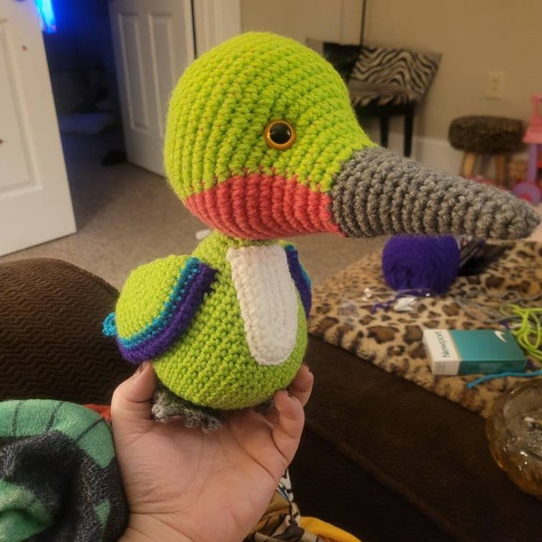 Hummingbird, Hummingbird Crochet Pattern, Crochet Pattern, Pattern ...