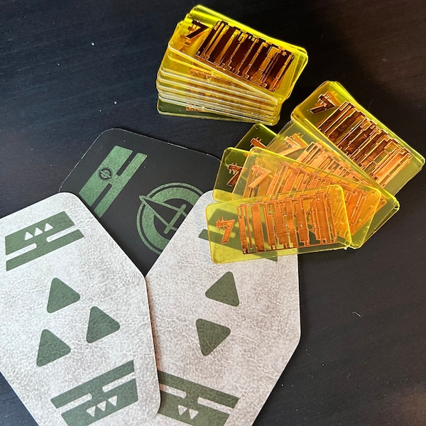 Republic Credits (set of 10) - Star Wars Inspired Credit Chips - Sabacc ...