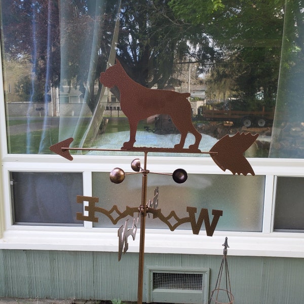 Hand Made Boxer Dog Weathervane NEW - Etsy