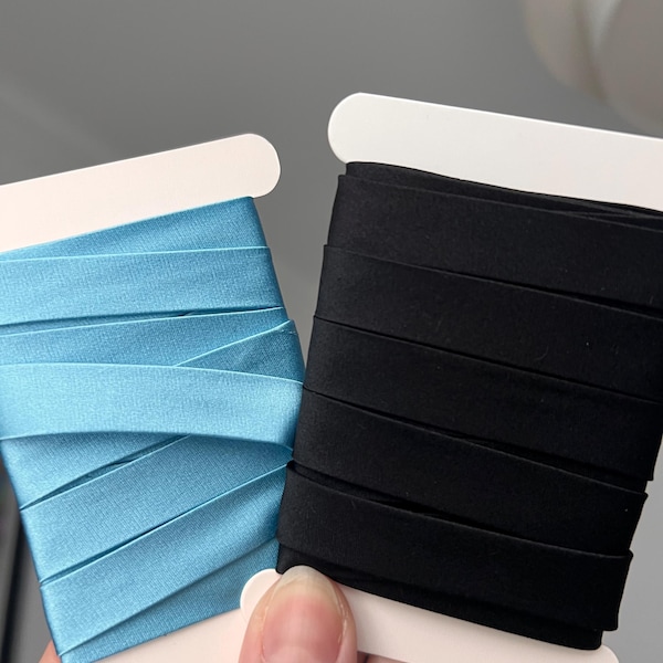 Silk Charmeuse Satin Bias Tape Seam Binding • single or Double Fold ...
