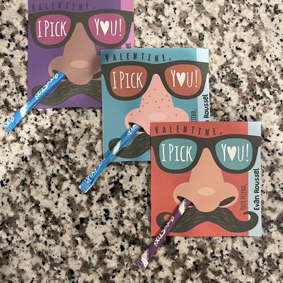 Funny Nose Picking Valentines Classroom Pencil Holder Valentines ...