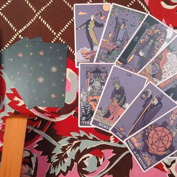 RWS Halloween Tarot Deck - Etsy