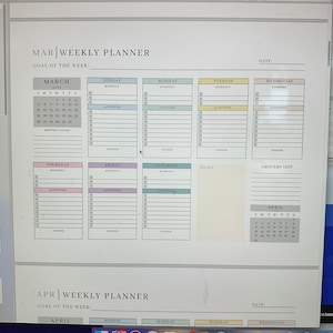 Weekly Habit Tracker Printable, Habit Tracker Template, Daily Routine ...