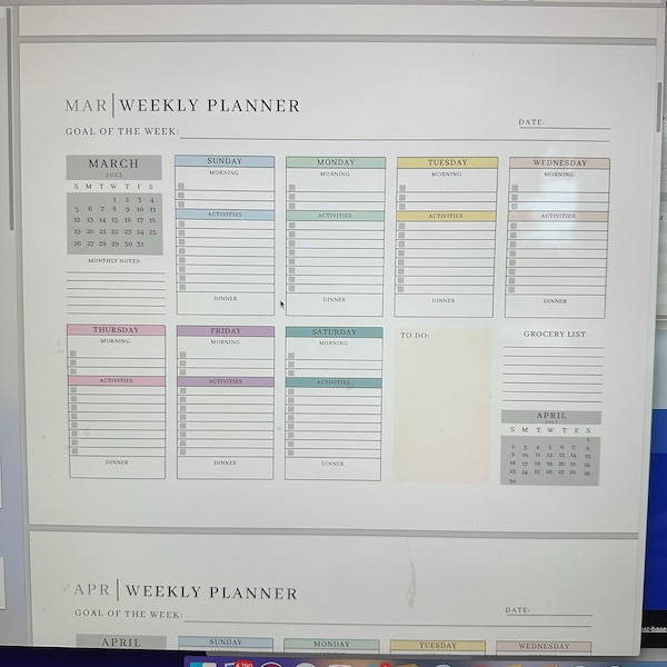 Editable Yearly Planner, Printable Yearly Overview on One Page, Year at ...