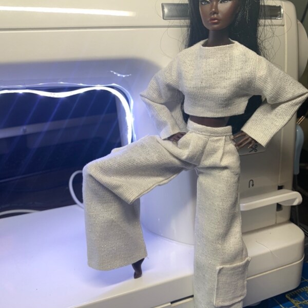 PDF Digital Pattern Wide Leg Trousers for Fashion Royalty Nu Face ...