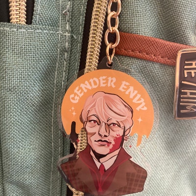 Hannibal Lecter 'gender Envy' Acrylic Charm Keychain - Etsy