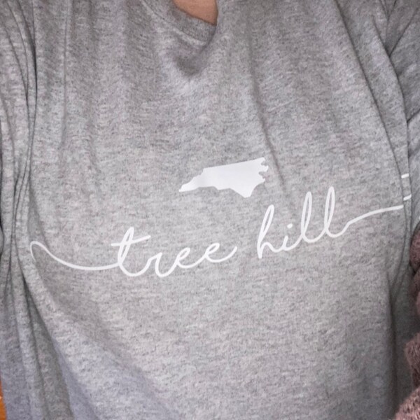 Tree Hill North Carolina Short Sleeve T Shirt - One Tree Hill Clothing ...