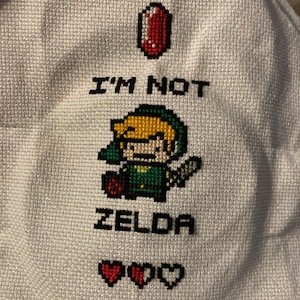 Link VS Chickens Zelda Cross Stitch PATTERN - Etsy