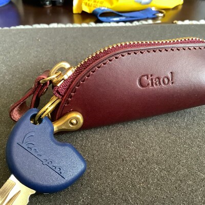 Personalized Leather Zipper Car Key Case,key Bag,leather Key Holder ...