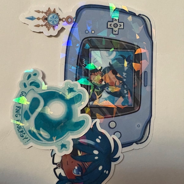 3" Twisted Wonderland Chibi Stickers! | Holographic Water Resistant ...
