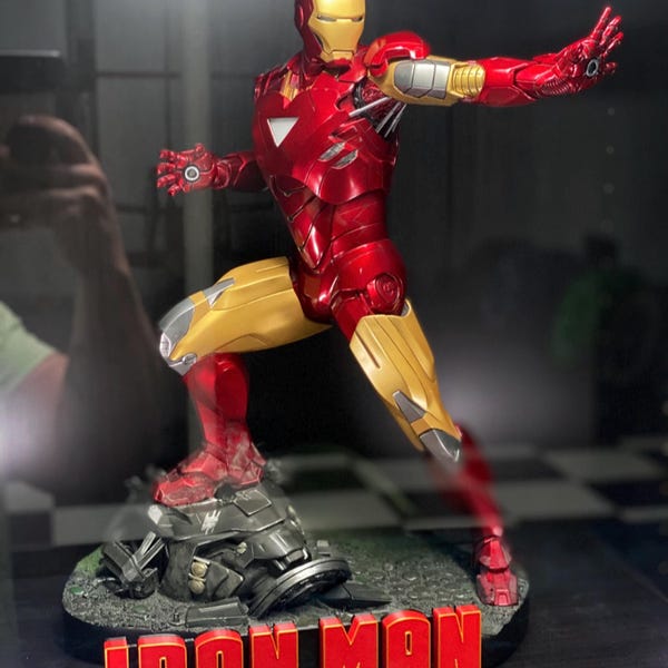 Iron Man Logo Fan Sign. 3D Printed. High Quality. Great Gift for Marvel ...
