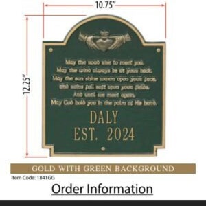 THE VINEYARD Stone Address Plaque With Engraved Numbers. Address Sign ...