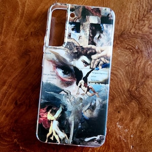 Art Sunset Phone Case Fine Art Paint Cover for iPhone 15, 14, 13, 12 ...