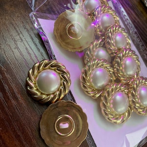 Set of 10 Snap on Button Covers 1 1/8 Fabric Covered | Etsy