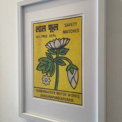 Greek Antelope Matchbox Print Aesthetic Wall Art Vintage - Etsy