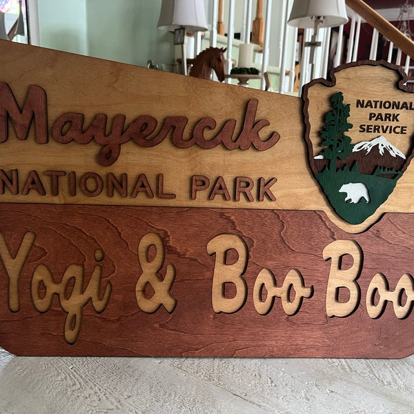 Personalized National Park Sign: Custom Camping Decor - Etsy