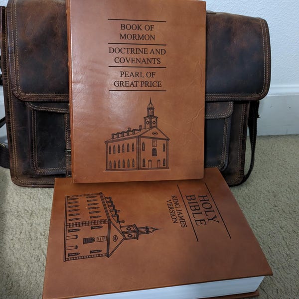 Leather Holy Bible Leatherbound - Etsy