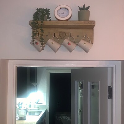 Rustic Hallway Key Holder for Hallway / Entranceway / Kitchen / Bedroom ...