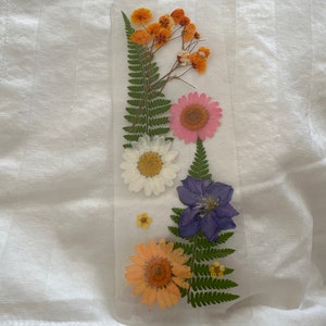 Pressed Floral Bookmarks Real Dried Flowers Gift Idea for Book Lovers ...