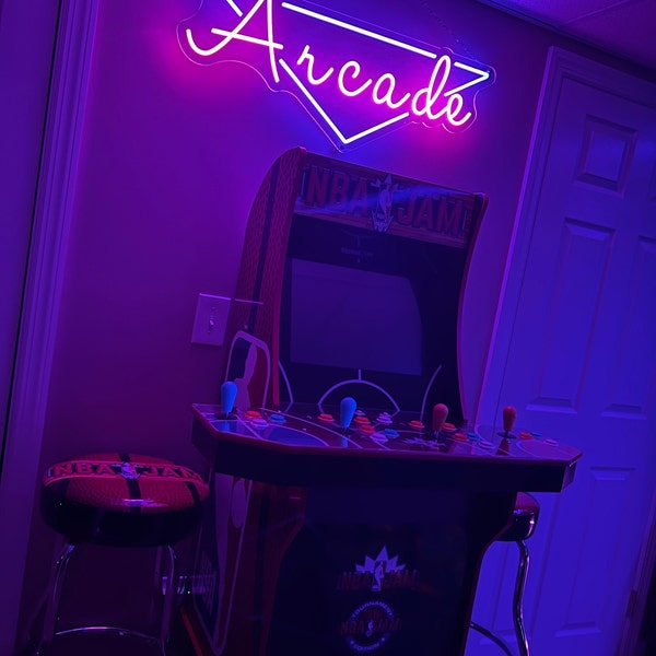Arcade Neon Sign, Custom Neon Sign, Neon Sign Bedroom, LED Neon Light ...