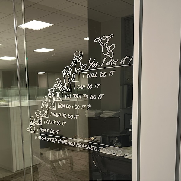 Wall Decals Quote Motivation Which Step Have You Reached Today Decal ...