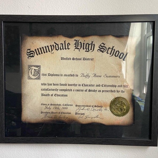 Customizable Certificate - Personalized Diploma - Unique Gift ...