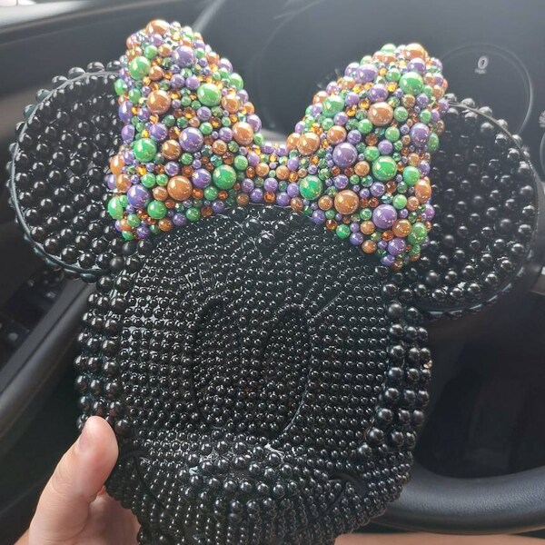 Disney Inspired Mickey Minnie Large Bling Patch - Etsy