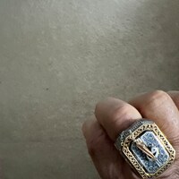 Kaaba Silver Men's Ring-islamic Gifts for Her Kaaba Ring, Islamic Gift ...