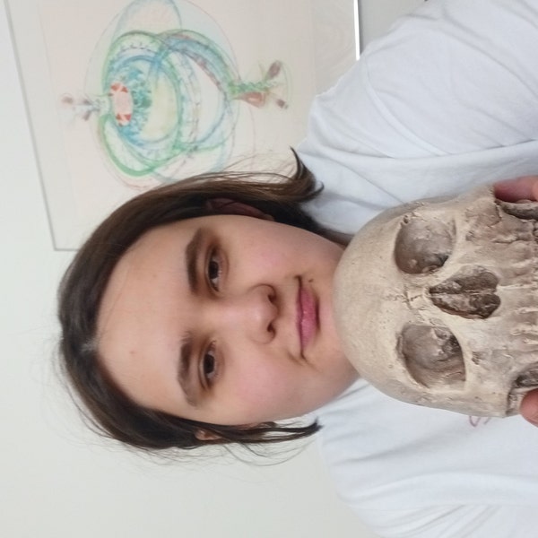 HUMAN SKULL REPLICA (natural) Full Size Realistic Skull Replica Made ...