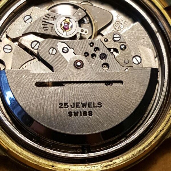 Gensler Lee Veri-matic 1960's Men's Watch Cream Dial With 17 Jewel ...