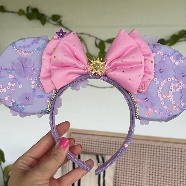 Rapunzel Minnie Ears, Rapunzel Disney Ears, Rapunzel Mickey Ears ...