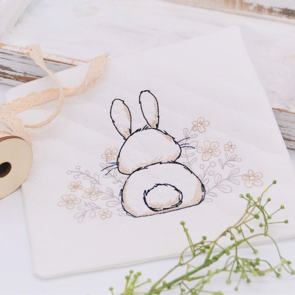 Easter Bunny Embroidery Design, 3 Sizes, Instant Download - Etsy